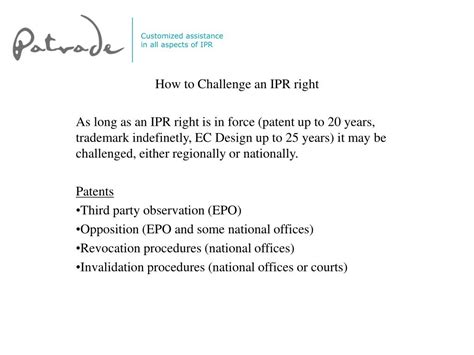 PPT IPR Focus On Patents And Strategy PowerPoint Presentation Free Download ID