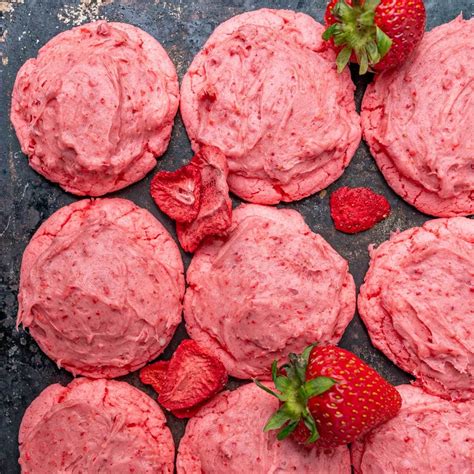 Strawberry Jello Cookies Strawberry Cheesecake Cookies From Cake Mix