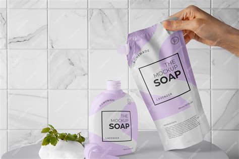 Premium Psd Refillable Container Mockup Design