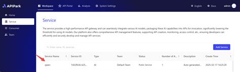 one click llm deployment apipark docs