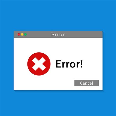 Premium Vector Window Error
