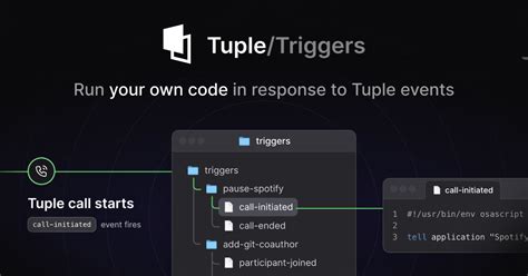 Tuple Triggers Remote Pair Programming Automation