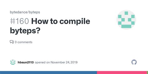 How To Compile Byteps Issue Bytedance Byteps GitHub
