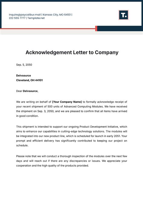 Free Complaint Acknowledgement Letter Template To Edit Online