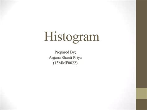 Histogram PPTX