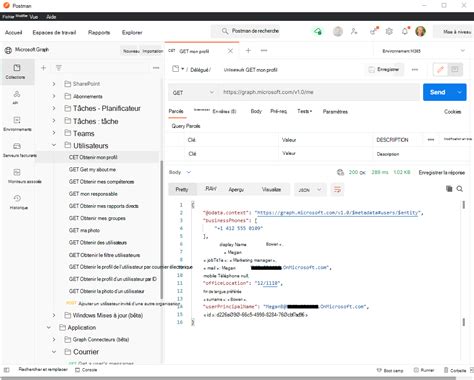Utilisation De Postman Avec Lapi Microsoft Graph Microsoft Graph