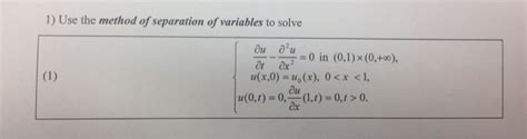 solved use the method of separation of variables to solve {