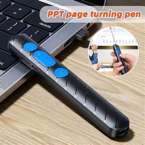 Wireless Ppt Presenter Pointer Remote For Laptop Pc Presentation Powerpoint Laser Clicker
