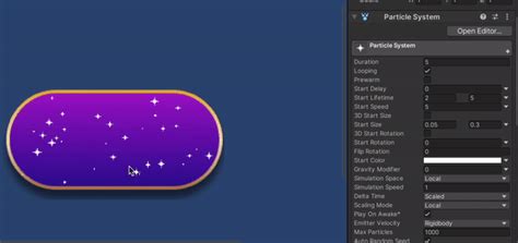 Button Particle Effects In Unity UI