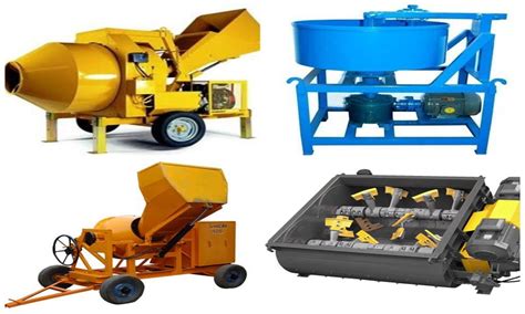 Types Of Concrete Mixers Mastercivilengineer