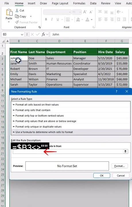 🎯 How To Use Conditional Formatting And Auto Borders Advanced Excel Learning Learn Excel