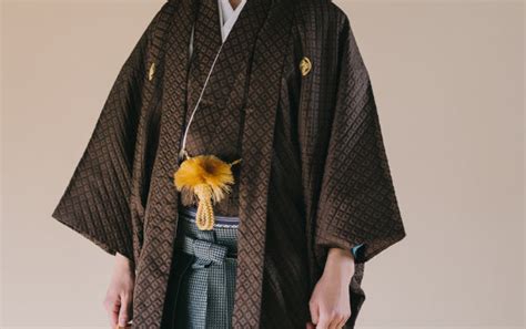 Montsuki And Hakama Traditional Grooms Attire Wakon Style