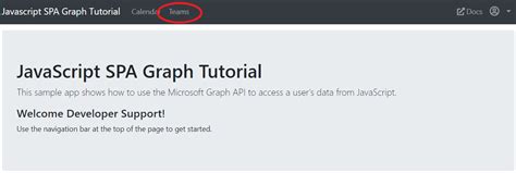 Getting Started With Graph API And Teams Developer Support
