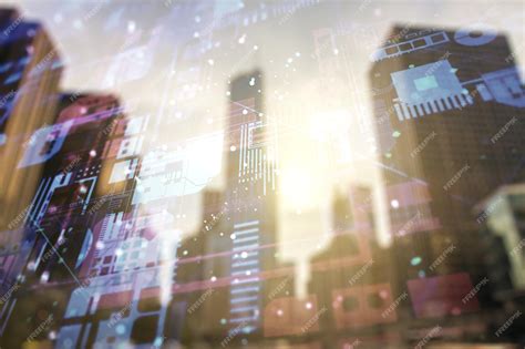 Premium Photo Double Exposure Of Abstract Programming Language