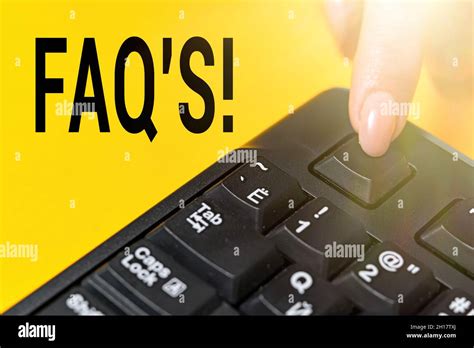 Hand Writing Sign Faq S Business Overview List Of Questions And Answers Relating To Particular