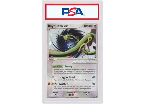 2006 Pokemon Black Star Promos 039 Rayquaza Ex Holo Psa Or Bgs Graded