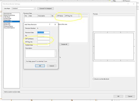 Vw2023 Title Block Revision Fields Troubleshooting Vectorworks