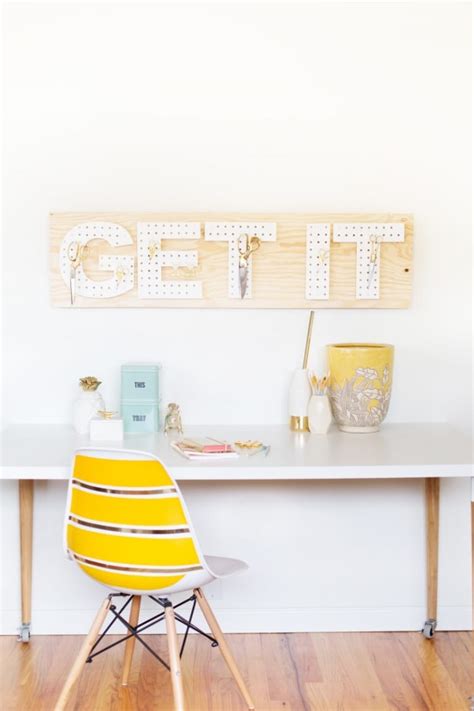 25 Pegboard Inspirations To Organize Your Office