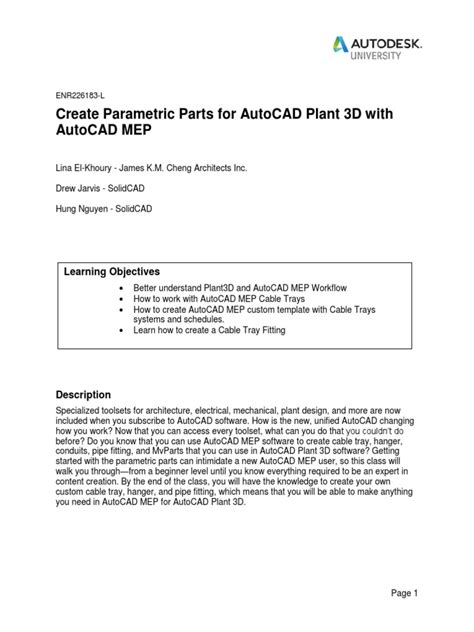 Enr226183 L Class Handout Enr226183l Create Parametric Parts For