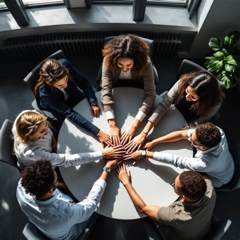 Free Unity Through Teamwork Image Teamwork Collaboration Unity