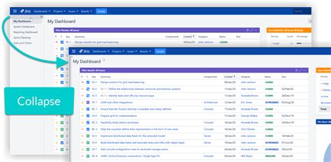 Collapsible Dashboard Sidebar Atlassian Marketplace