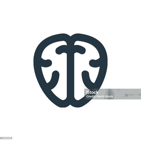 뇌 벡터 아이콘 뇌 편집 가능한 뇌졸중 웹 및 모바일 앱 로고 인쇄 매체에 사용하기 위한 두뇌 선형 기호입니다 얇은 선 그림 벡터 격리 된 윤곽선 도면입니다 개발에 대한