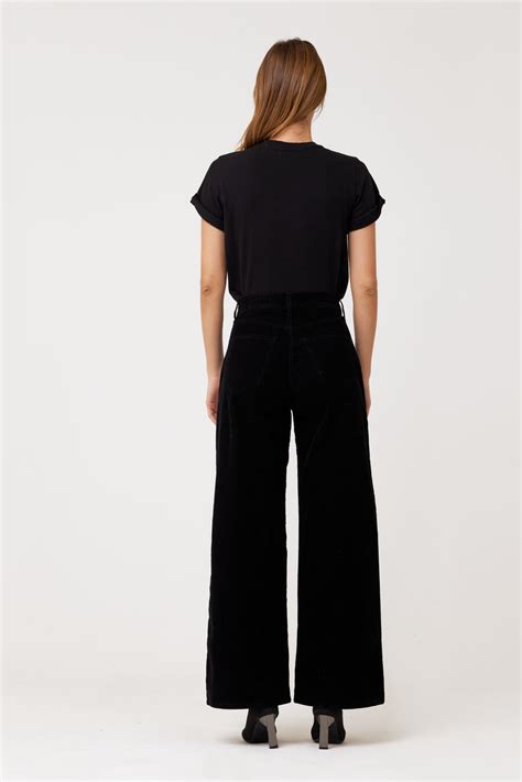 Lorna Wide Leg In Black Ruby Siwy