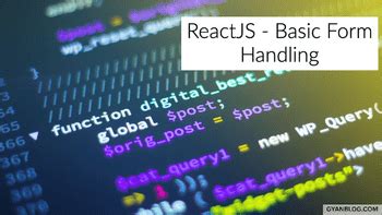 ReactJS How To Restrict Data Type For Different Kind Of Data GyanBlog