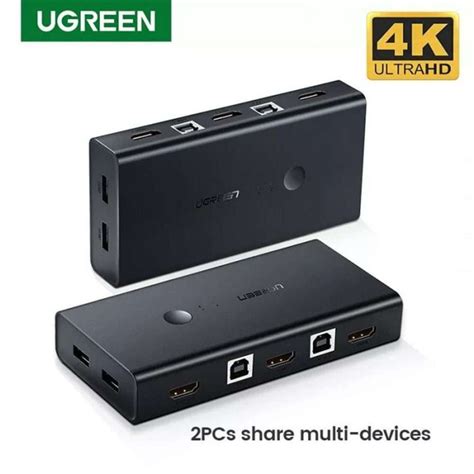 Ugreen Hdmi Switch Box 2 In 1 Out Kvm Switching Cm200 Dataworld Kenya