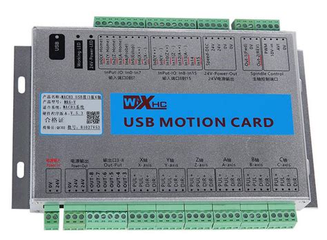 Upgrade Mach3 6 Axis Motion Controller Card Usb Port Cnc Breakout Board