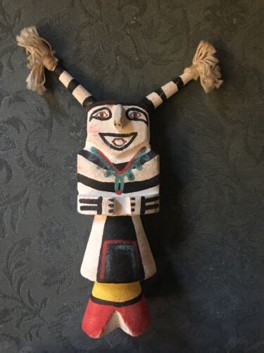 Vintage Route 66 Hopi Pueblo Native American Clown Kachina Doll
