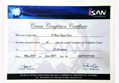 uma devi on linkedin i am happy to share my c language certification
