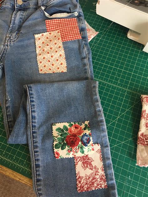 How To Sew Patches On Jeans Diy Patchwork Pants How To Sew Patches On Jeans Diy Patchwork Pants