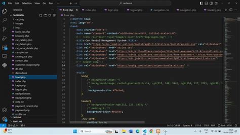 Gokul Sarkar On Linkedin Webdevelopment Php Mysql Javascript Carrental Rentalmanagement