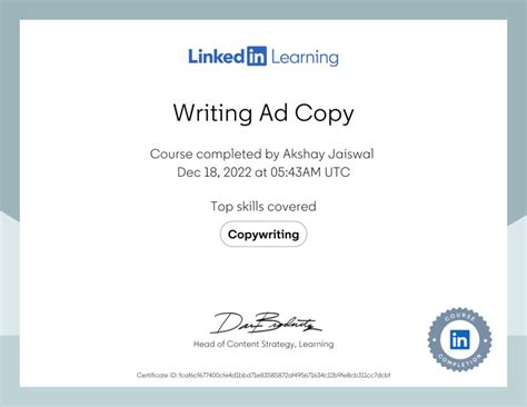 akshay jaiswal on linkedin certificate of completion