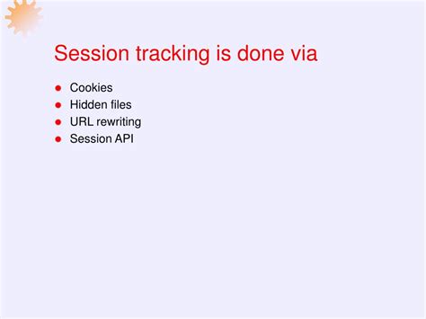 ppt servlet session tracking ii session api powerpoint presentation