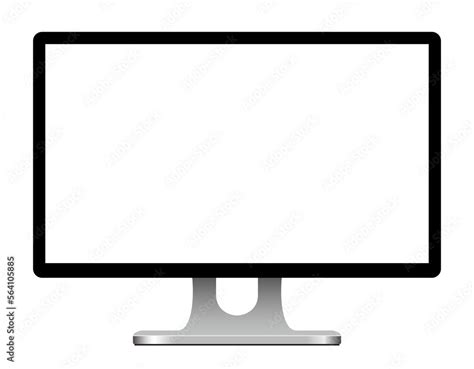 Realistick Pc Monitor Computer Display Illustration Png No