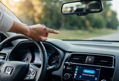 how to remove bluetooth device from honda civic 2018 step by step