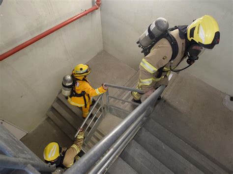 Figherfighter Stair Climb Ses Emergency Service Melbourne Photo