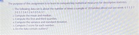 solved the purpose of this assignment is to learn to compute