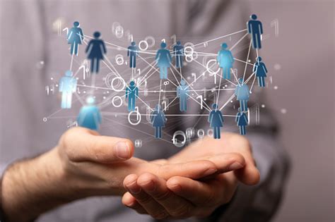 인간의 표지판과 이진 코드의 3d 그림 디지털 네트워킹 및 통신의 개념 3차원 형태에 대한 스톡 사진 및 기타 이미지 3차원 형태 개념 개념과 주제 Istock