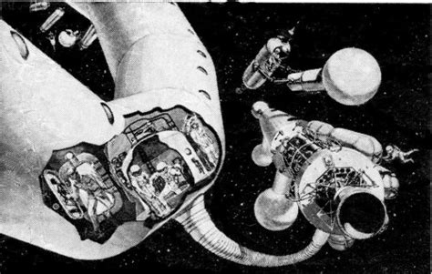 Sperry Gyroscope Co Ad With Spacecraft Construction Secret Projects
