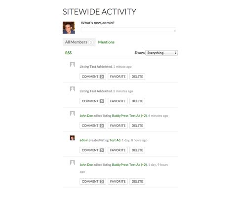 BuddyPress Integration AWP Wordpress Classifieds Plugin