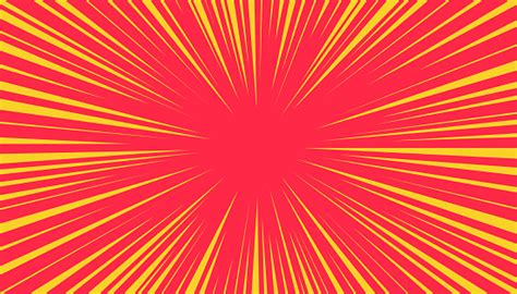 빛나는 모션 스트리크가 있는 슈퍼히어로 스피드 효과 밝은 방사형 선과 에너지 폭발을 특징으로 하는 만화 스타일의 배경 만화