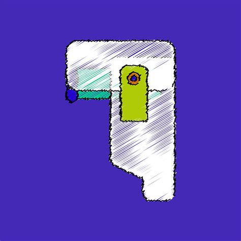 플랫 음영 스타일 아이콘 군사 권총 권총 벡터 Ai Eps Uidownload