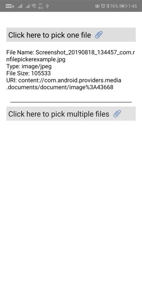 Example Of File Picker In React Native About React