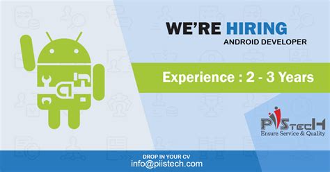 We Are Hiring Android Developer