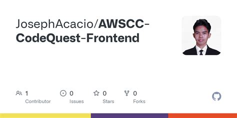 github josephacacio awscc codequest frontend