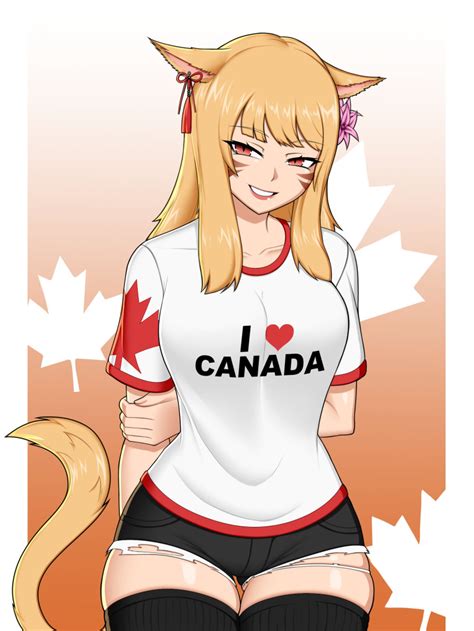 Rule 34 Amber Eyes Blonde Hair Cat Ears Cat Tail Clothes Writing