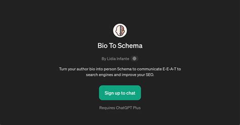 Bio To Schema Bio Optimization Taaft